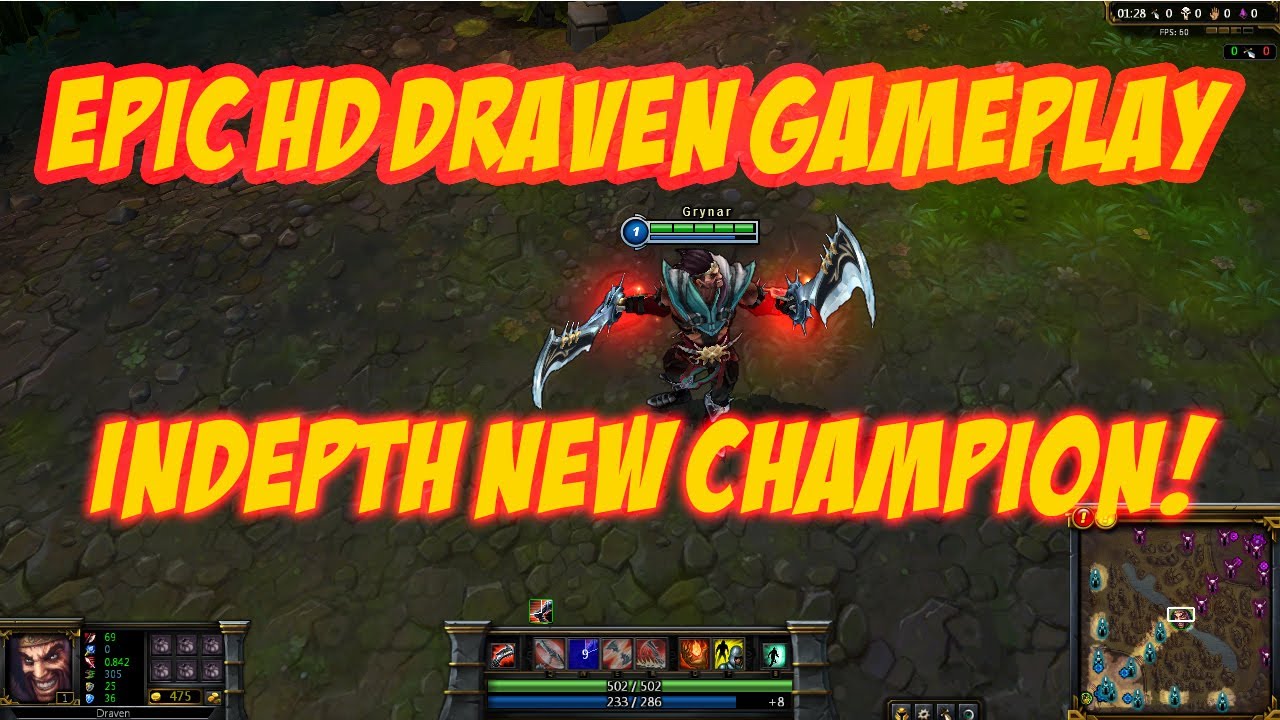 Draven Gameplay - Draven, The Glorious Executioner Gameplay - New ...