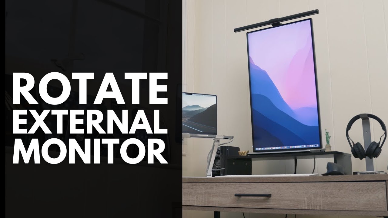 How To Rotate External Monitor On Mac - Step by Step - YouTube