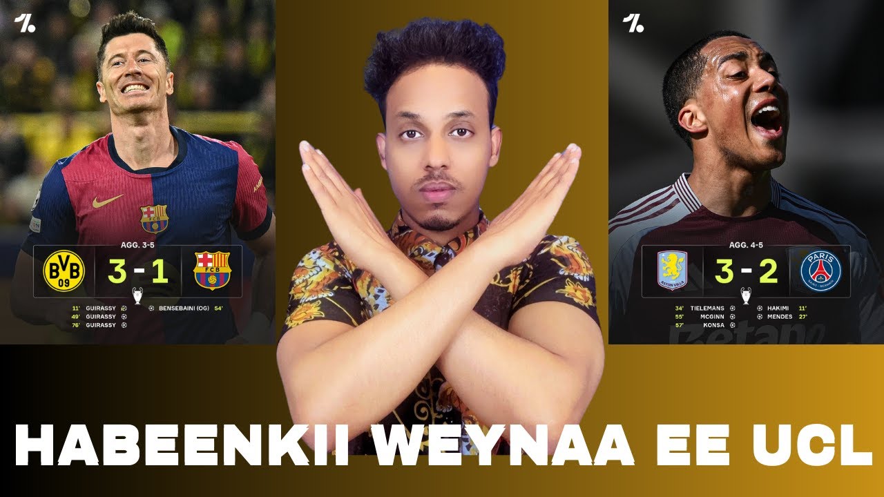 Barcelona iyo PSG oo iska xaadirayay wareega 4 Dhamaadaaka ciyaaro ...