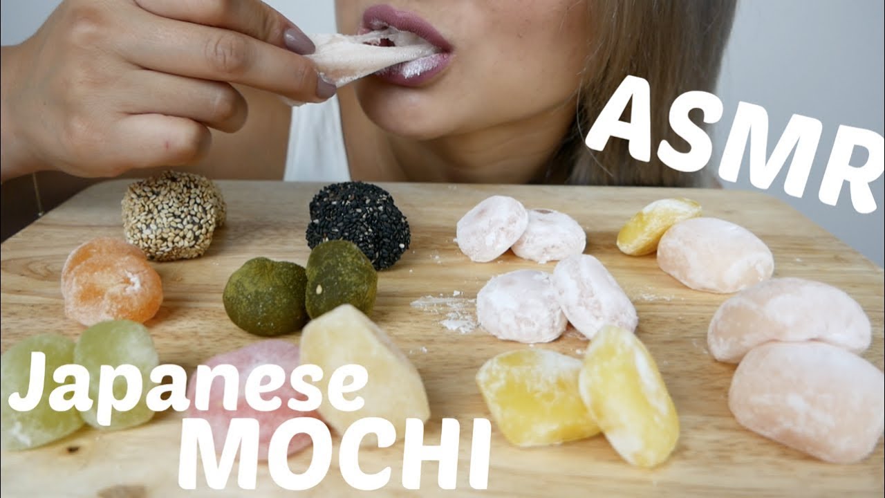 Authentic Japanese MOCHI from Japan | ASMR Relaxing Eating Sounds | N.E ...