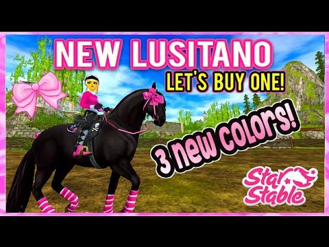 Star Stable - New Lusitano Color Variations - Buying One! - YouTube