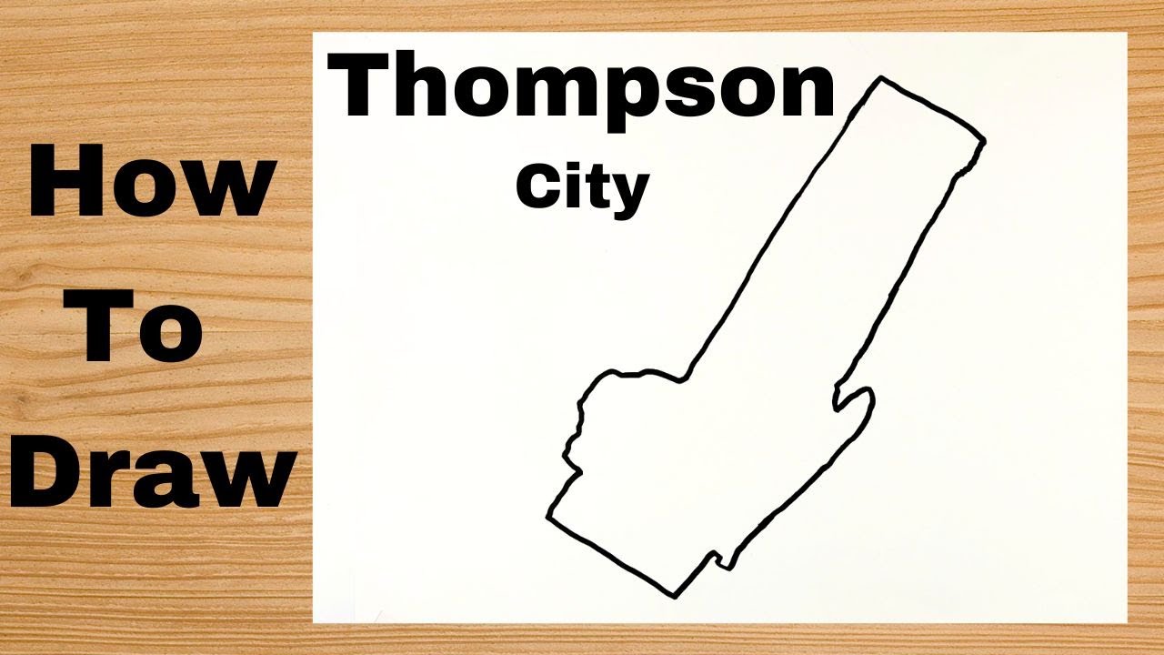 Drawing Thompson City Map - Canada - YouTube