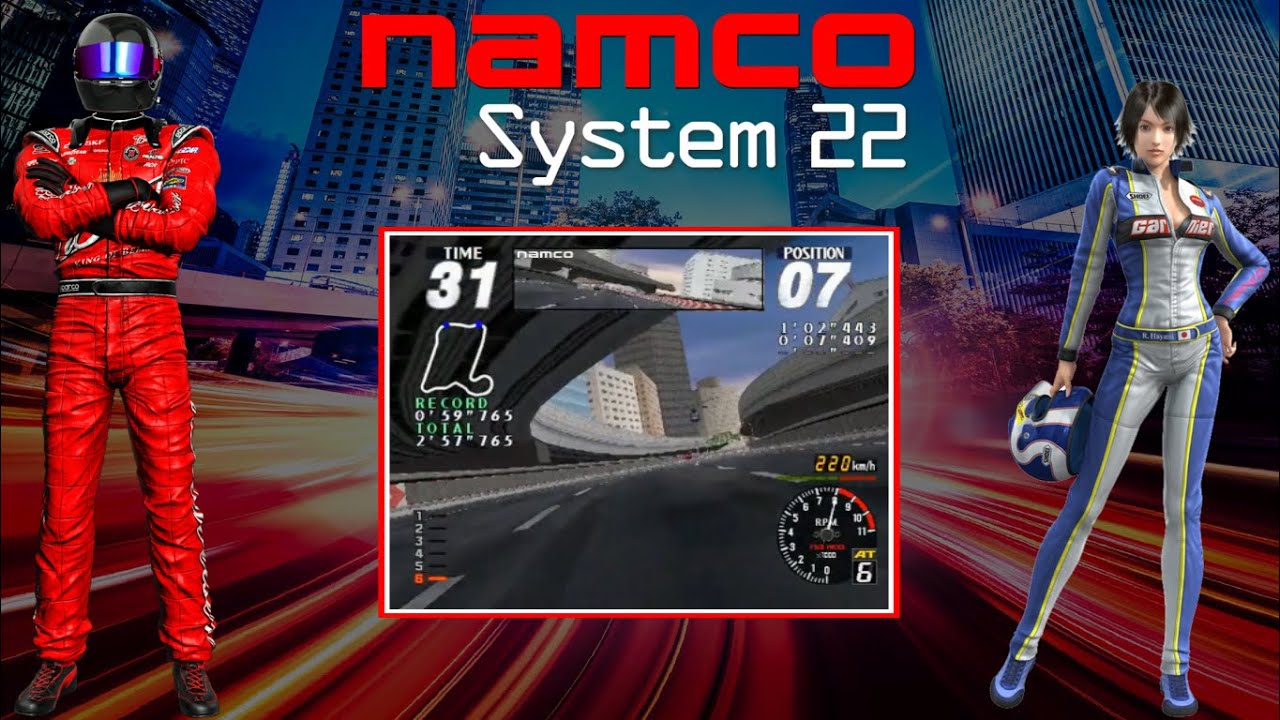 Namco System 22 Main Menu Hyperspin Theme - YouTube