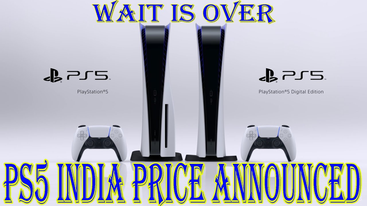 Finally PS5 India Price Announced | PS5 Games & Accessories Prices also ...