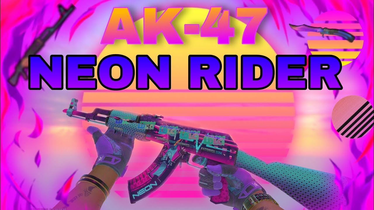 AK-47 Neon Rider Sticker Combinations - YouTube