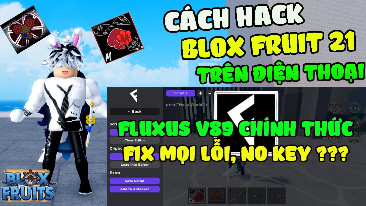 Cách Hack Blox Fruits 21 Trên Điện Thoại Update Fluxus V89 Chính Thức ...