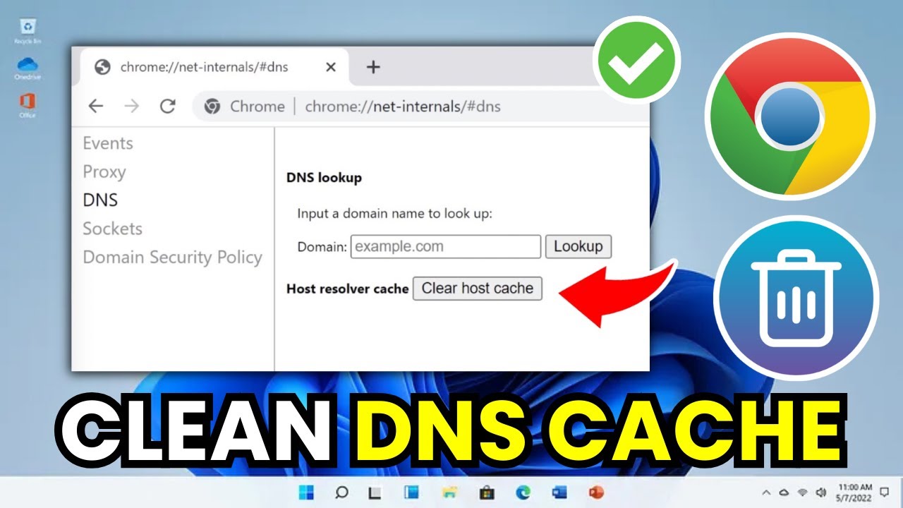 How To CLEAN DNS Cache In Google Chrome - Full Guide - YouTube