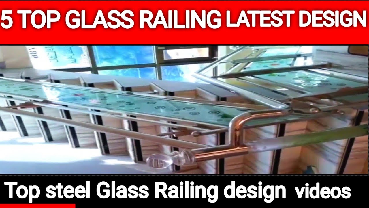 5 glass railing design || 2023 glass railing design ideas || glass ...