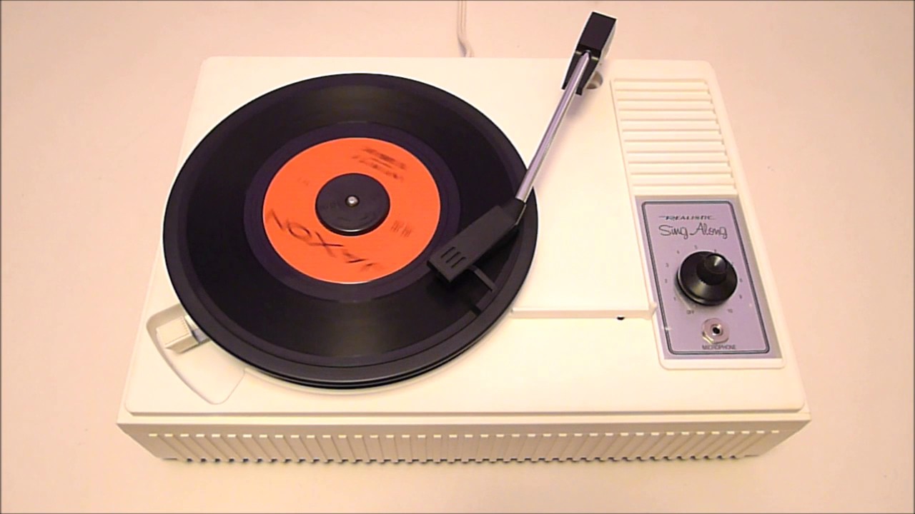 Gamma Rays 1962 surf rock on a Realistic Sing-Along record player - YouTube