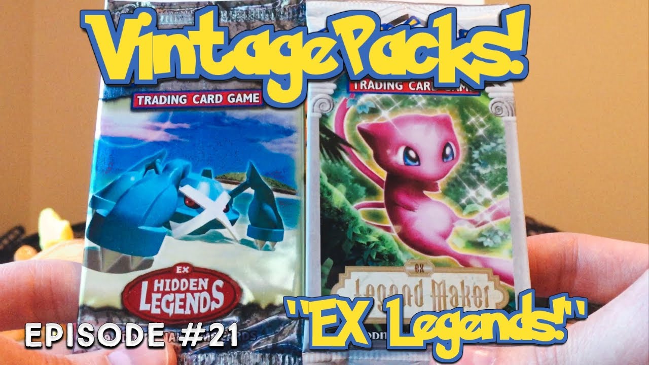VINTAGE PACKS! Episode #21 "EX Legends" Opening a EX Hidden Legends ...