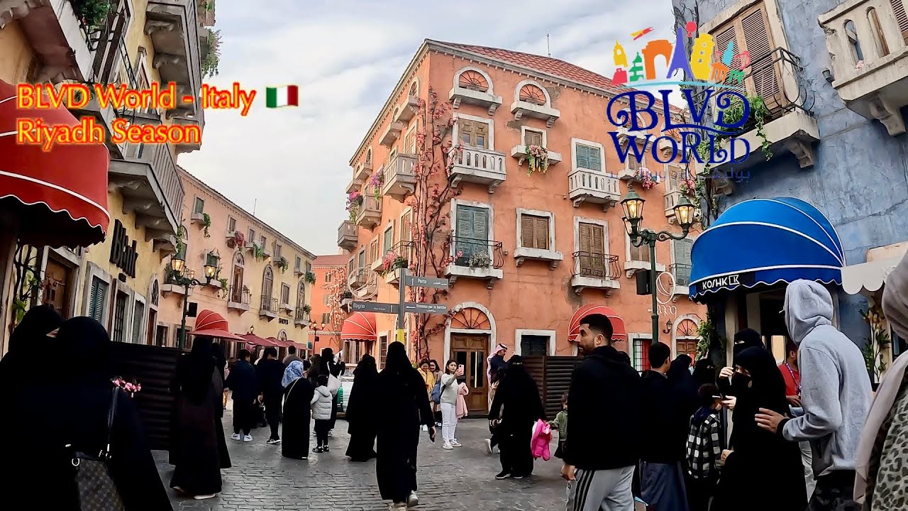 Explore the Beauty of Italy 🇮🇹 in Boulevard World / Riyadh Season - YouTube