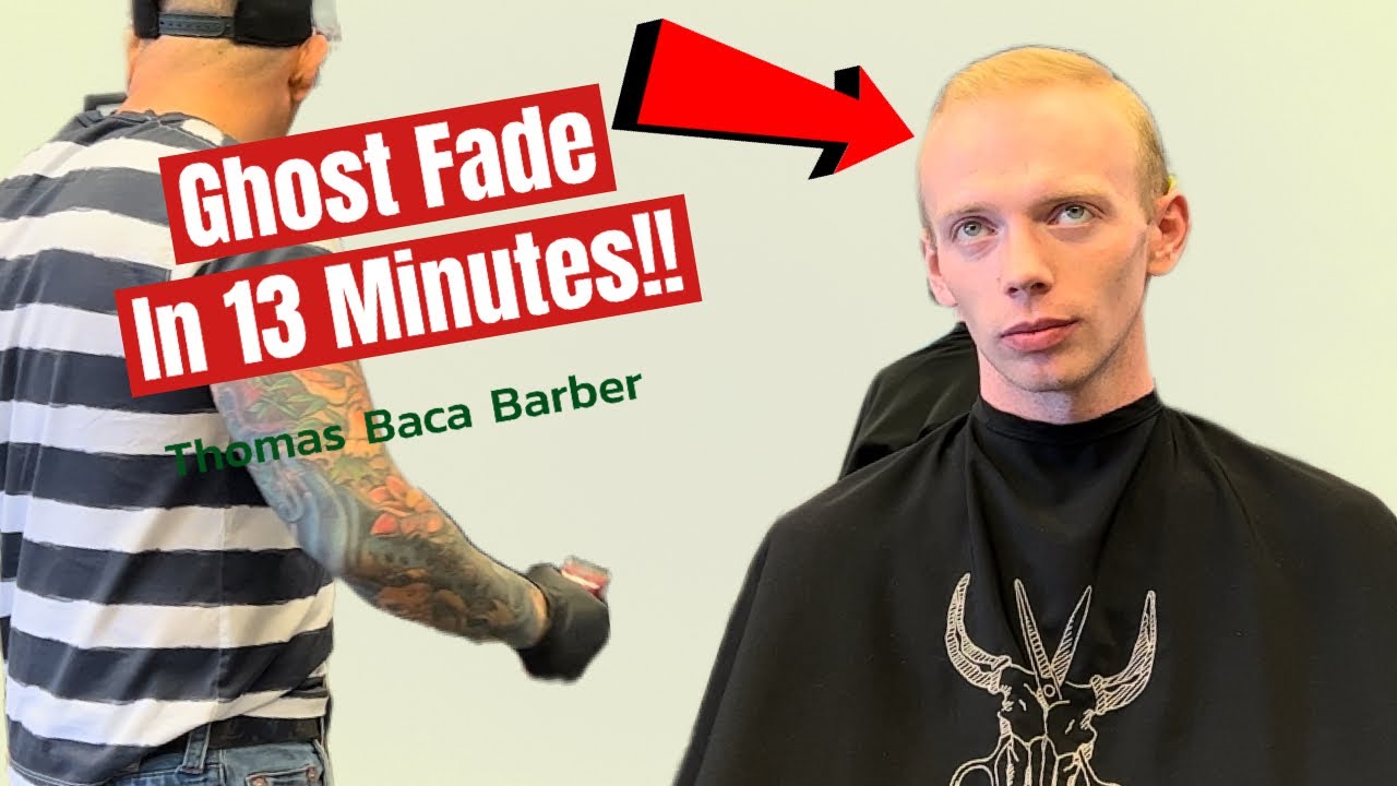 How To Do A Perfect Fade Tutorial. “Ghost Fade” By Thomas Baca Barber ...