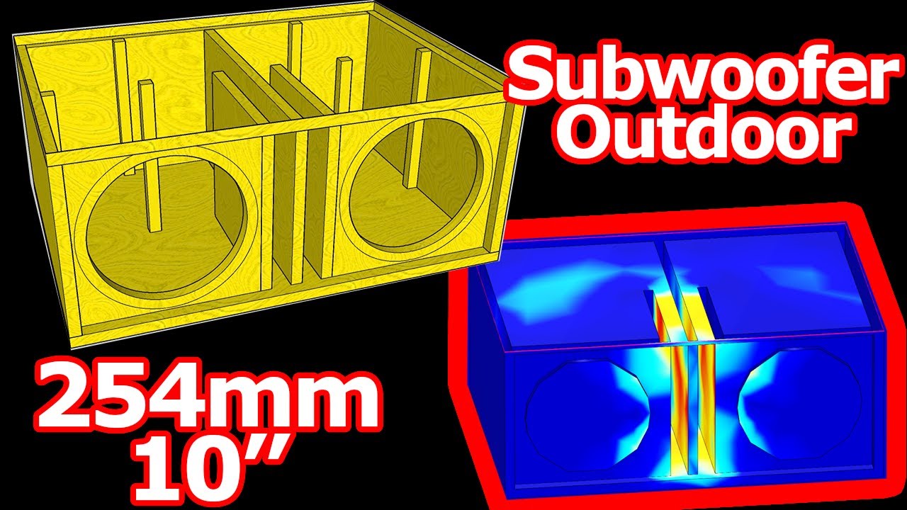 [PLAN] 254mm/10" Portable OUTDOOR Subwoofer easy to build mini bass ...