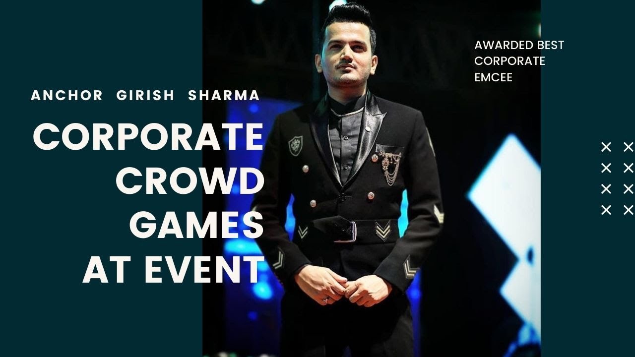 Corporate Event Anchor Girish Sharma Audience Games | Virtual Event ...