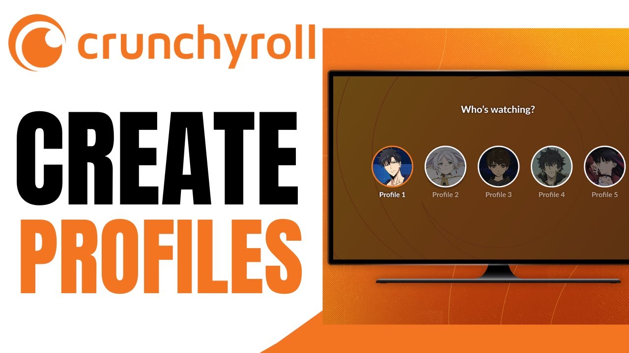 How To Create Profiles In Crunchyroll | (Quick & Easy 2025) - YouTube