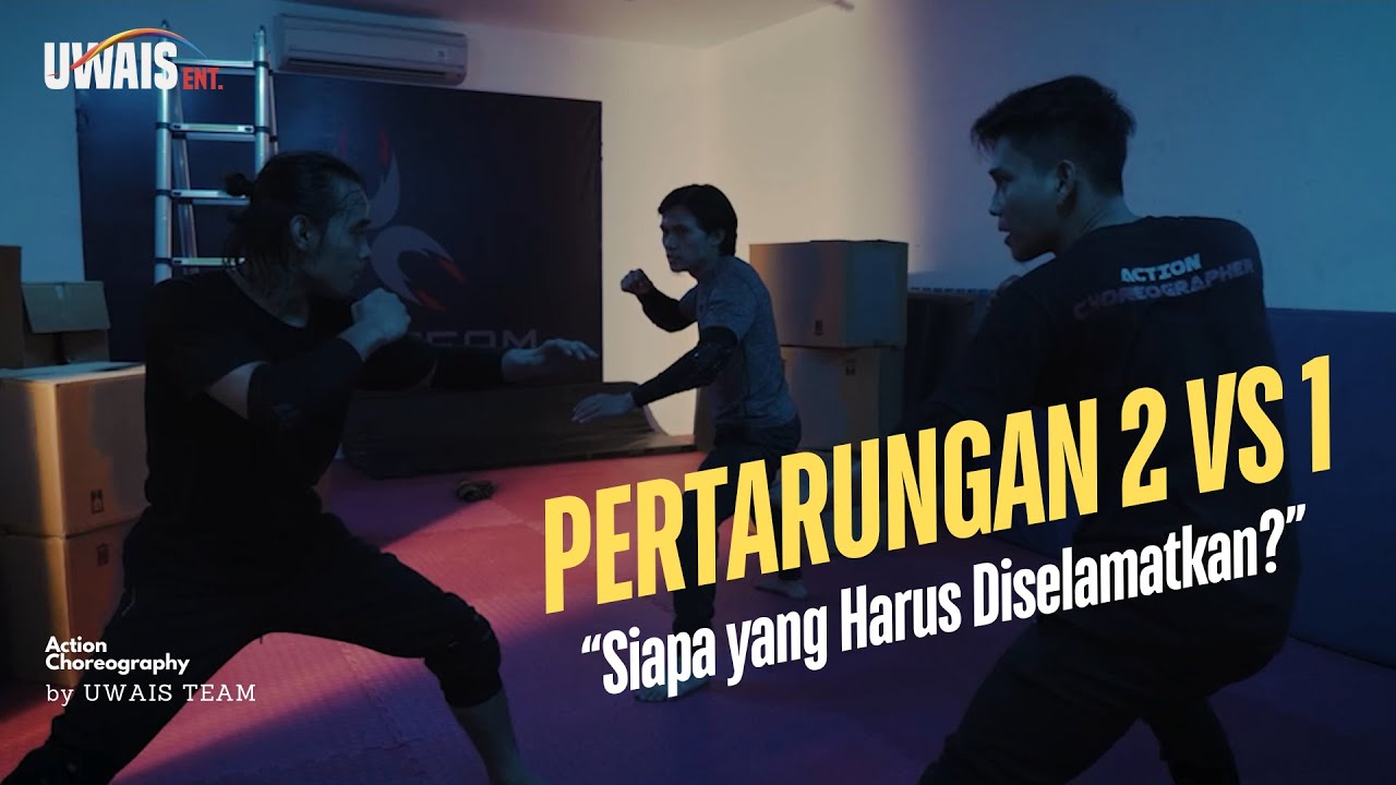 2 VS 1 : FIGHTING UJUNGNYA .... tonton sampai habis (video board action ...