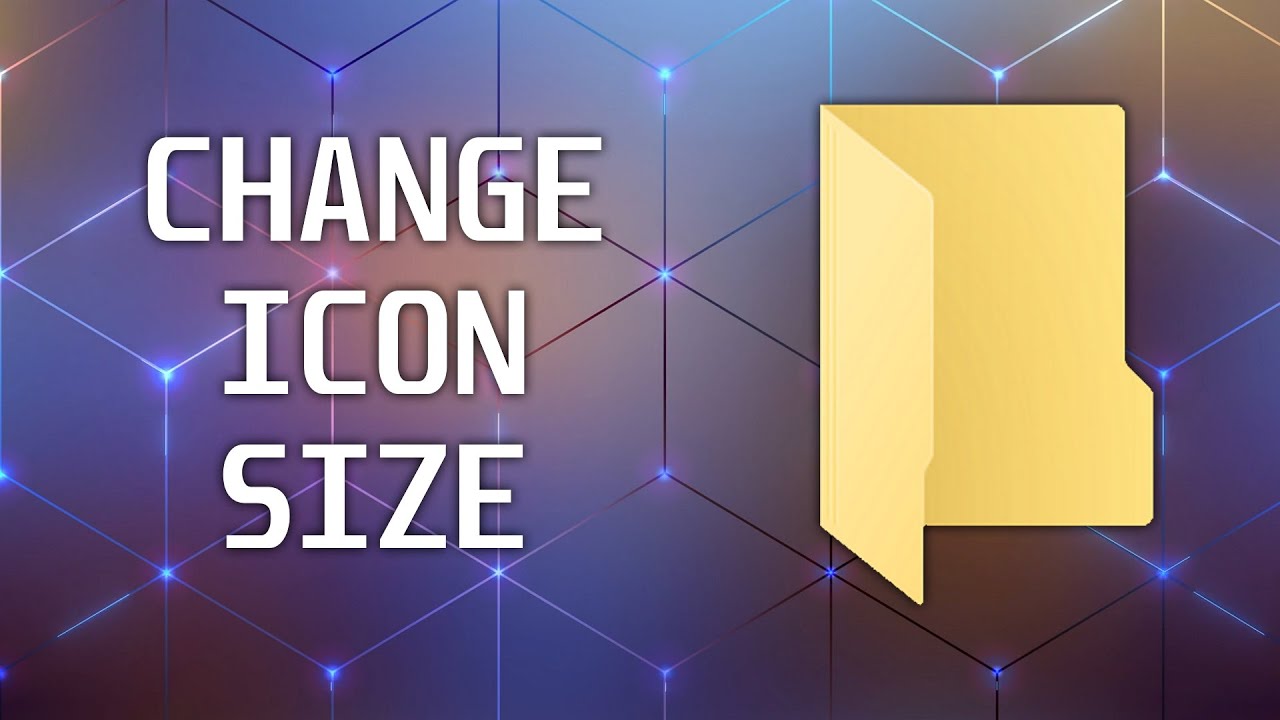 How To Change Icon Font Size In Windows 10 YouTube How To Change Icon Font Size In Windows 10 YouTube