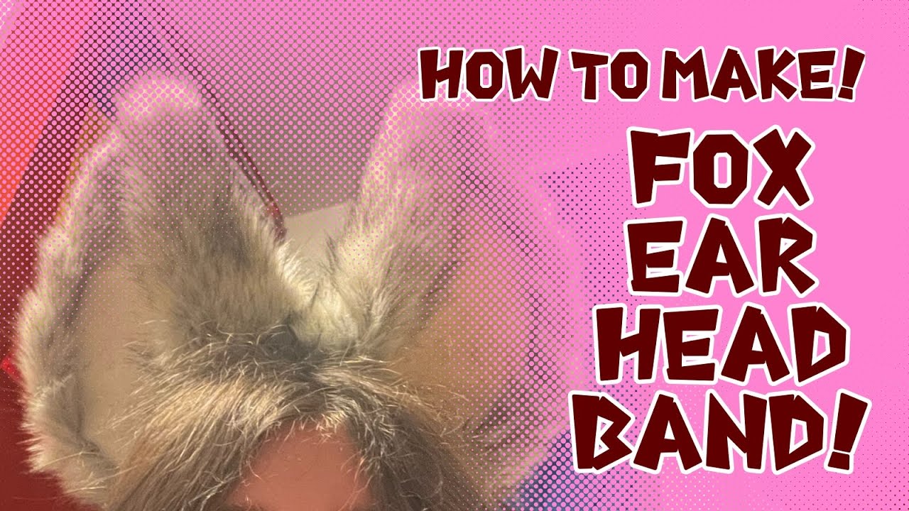 Cartoon Fox Ear Tutorial - YouTube
