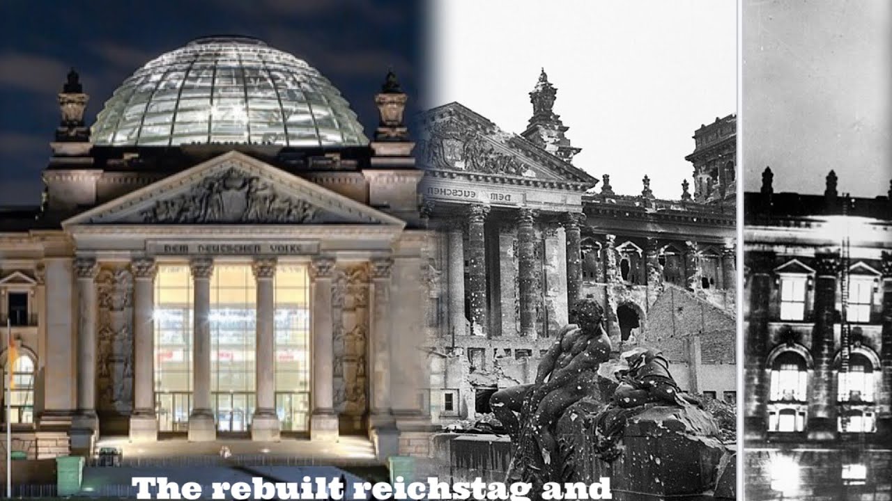 THE REBUILT REICHSTAG BEFORE AND NOW /BERLIN GERMANY BISDAK TRAVEL ...