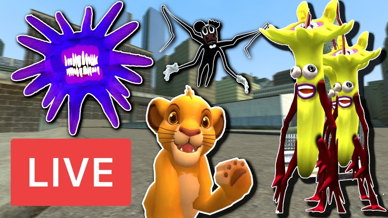 🔴 PLAYING WITH NEW CREATURES LIVE!! Ft TheFrizkyFrog (gmod nextbot live ...