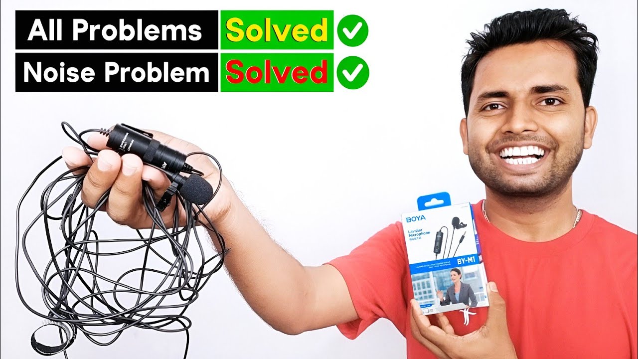 Boya Mic Noise Problem Solve | Boya Mic Sound Quality Problems Solution | Boya BY-M1 Sound ...