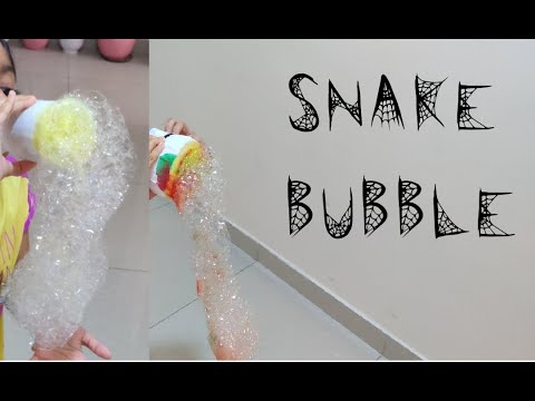 Snake Bubble || How to make Snake Bubble? - YouTube