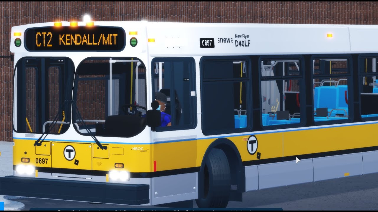 MBTA Roblox drivng CT2 with MBOC D40LF and making a wrong turn - YouTube
