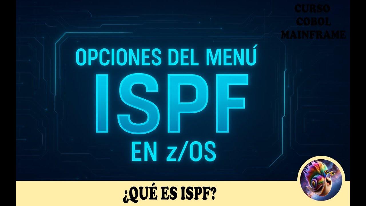 ¿Qué es el menú ISPF y por qué es tan importante? - YouTube