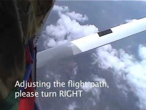 Skydiving Lesson : Donna Demonstrates Tracking - YouTube