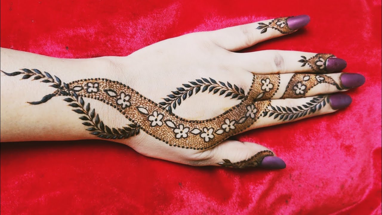 very beautiful unique mhendi design/latest stylish mhendi design/shoony ...