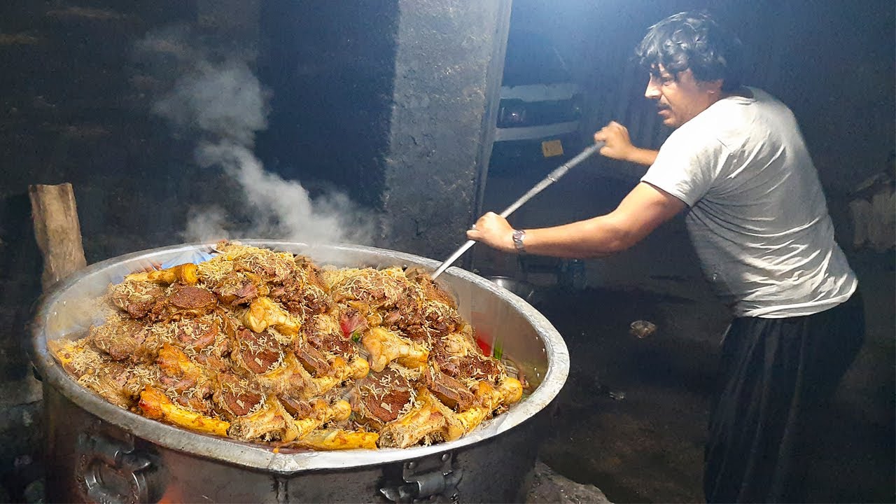 Bannu Beef Pulao Recipe - Street Food in Peshawar | How to Make Bannu ...