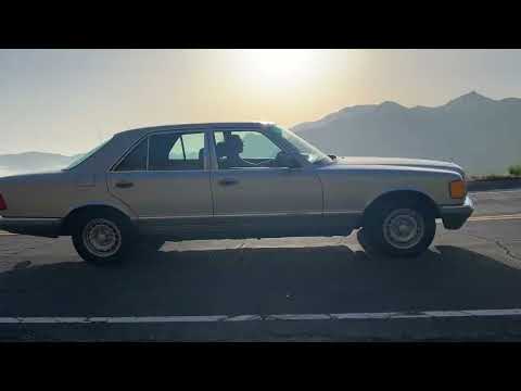 1985 W126 280 SE Drive By 1