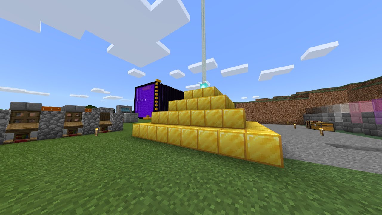 Minecraft: Como Hacer Funcionar El Beacon/Faro Magico - YouTube