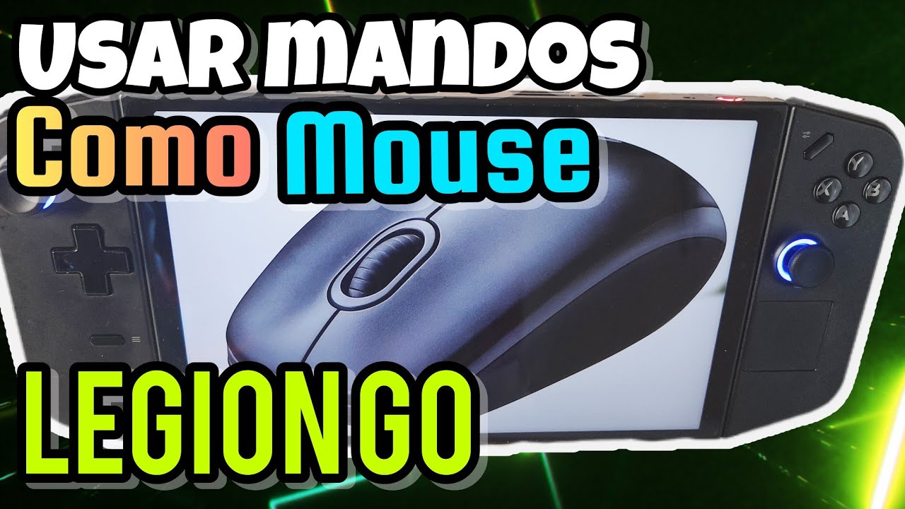 Legion Go - Cómo usar el mando como mouse - YouTube