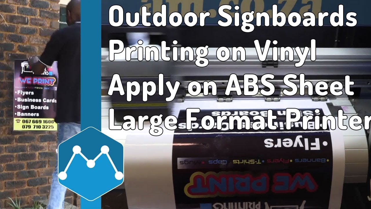 Outdoor Signboards by Printing on Vinyl and Apply on ABS Sheet with ...