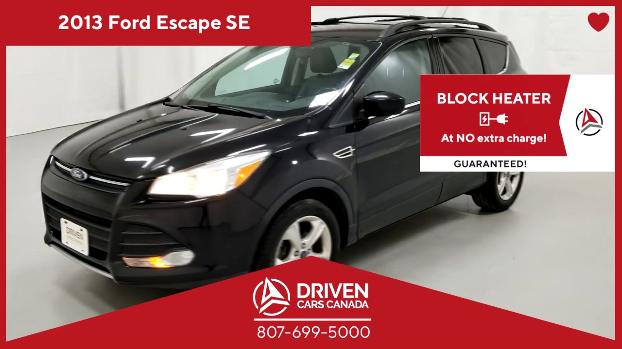 Driven Cars Canada 2013 Ford Escape in Thunder Bay Ontario - YouTube