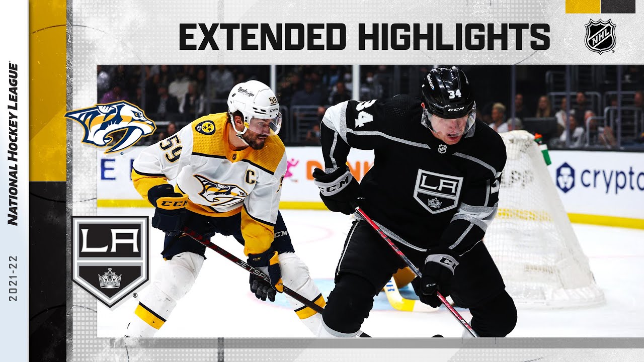 Nashville Predators vs Los Angeles Kings Mar 22, 2022 HIGHLIGHTS - YouTube