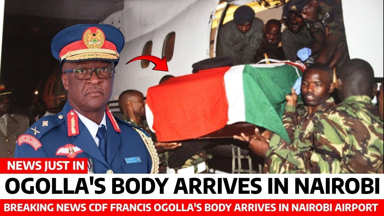 SEE HAT HAPPENED WHN CDF OGOLA BODY ARRIVED IN NAIROBI - YouTube