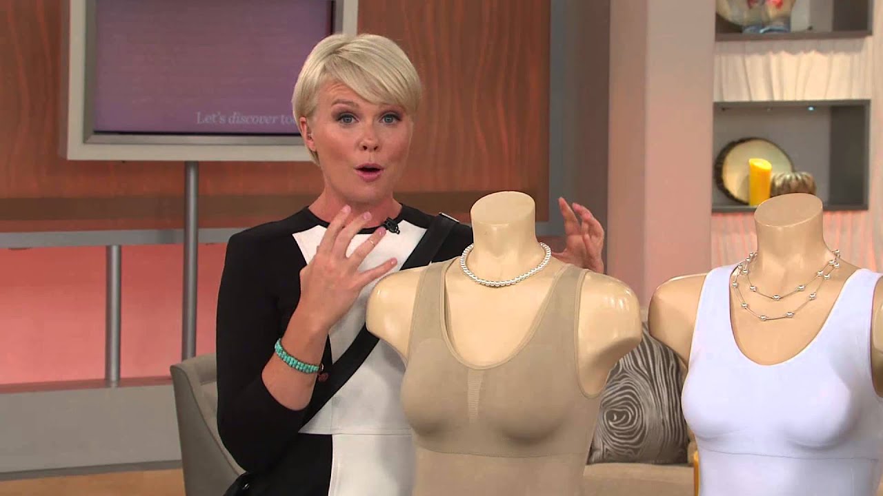 Cami Shaper by Genie Set of 3 Shaping Camisoles with Jacque Gonzales ...