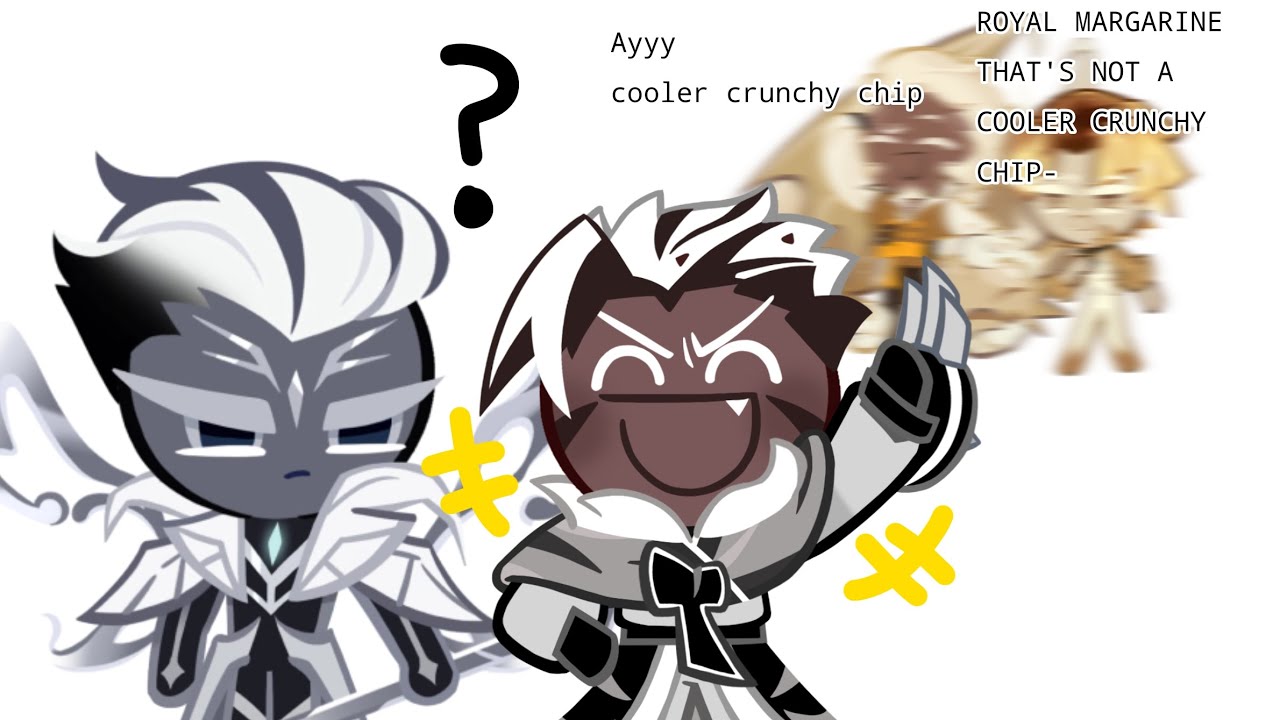 Crunchy chip cookie meets Mercurial Knight Cookie | cookie run: kingdom ...