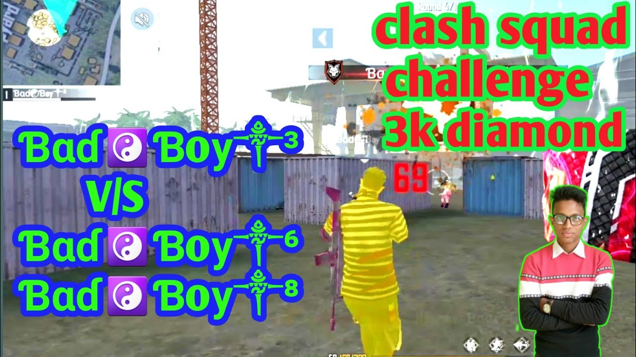 Clash squad challenge 3k diamond Ɓαɗ☯Ɓoу༒³ v/s Ɓαɗ☯Ɓoу༒⁶ & Ɓαɗ☯Ɓoу༒⁸ ...