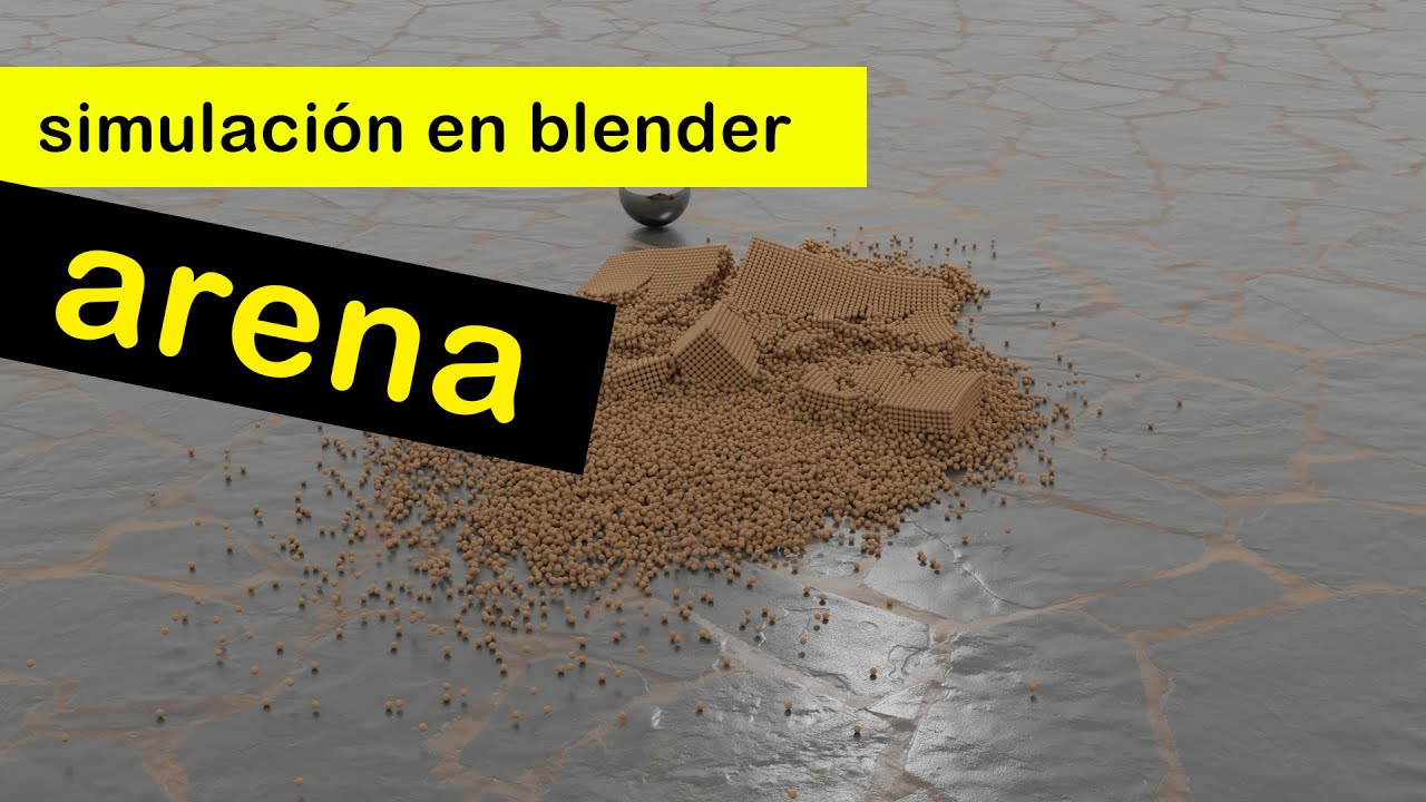 SIMULACIÓN BLENDER-ARENA - YouTube