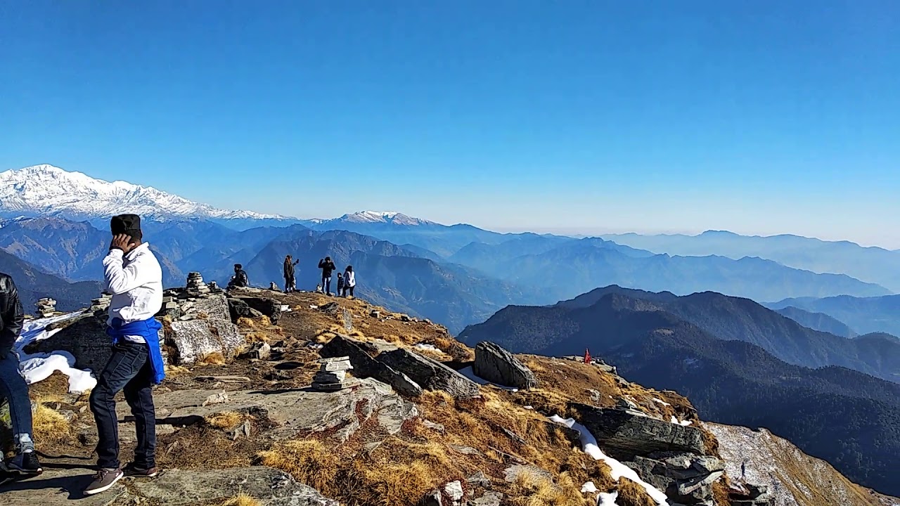 Chandrashila top !!!! Amazing view of the nature !!! - YouTube