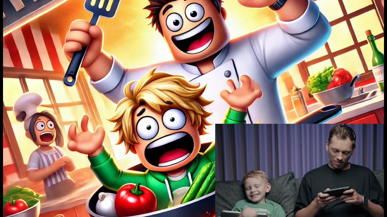 Dad & Son COOK CHAOS in Roblox Crazy Chefs! 🔥👨‍🍳 - YouTube