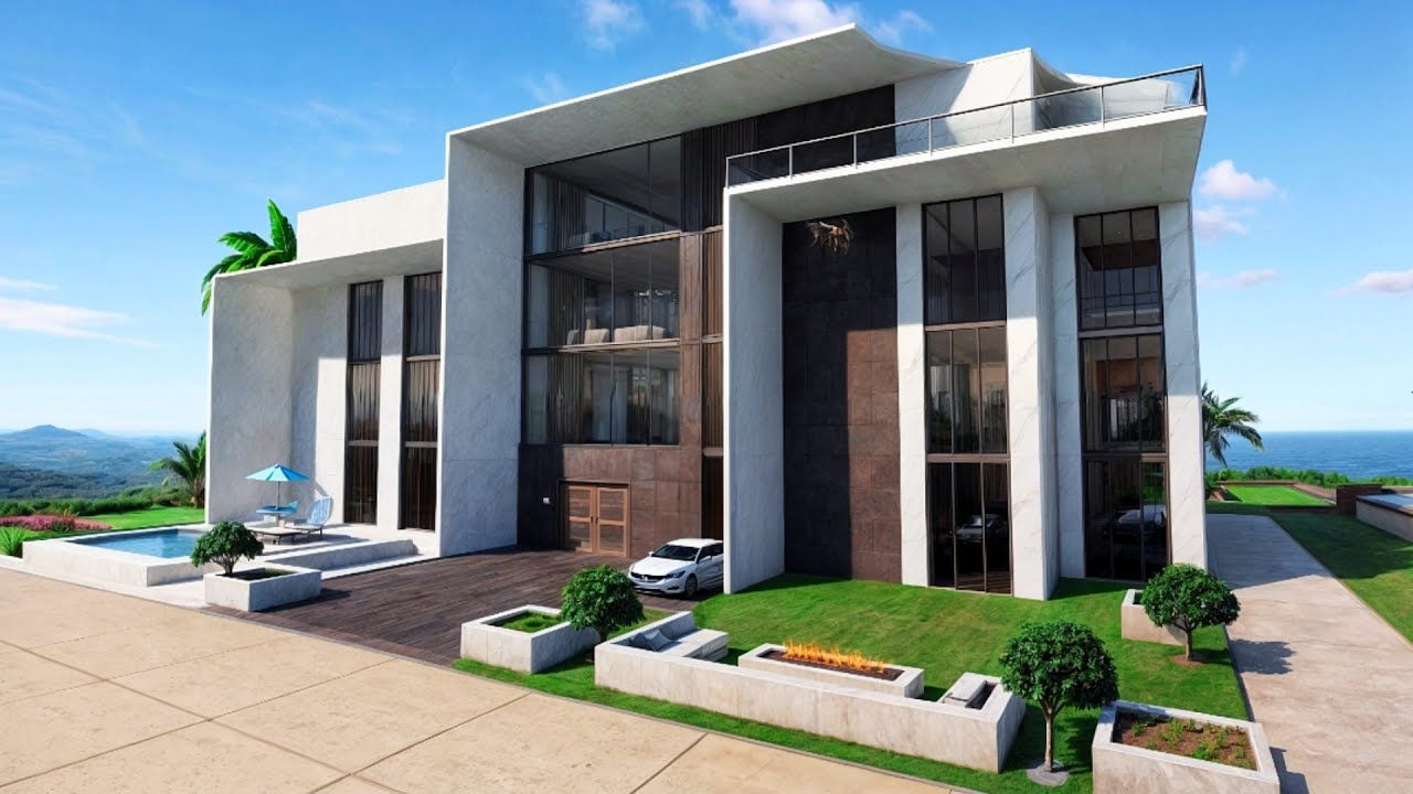 PUBG mobile house design for level 30 with swimming pool - YouTube