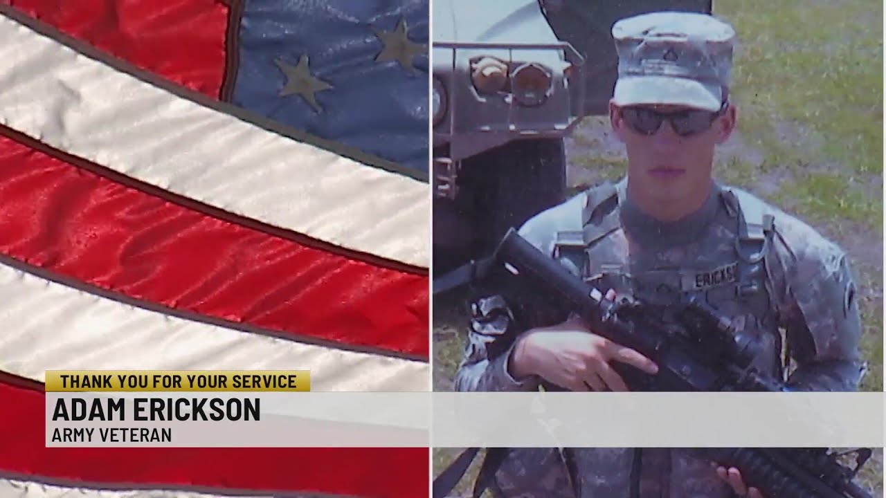 Thank you for your service, Adam Erickson - YouTube