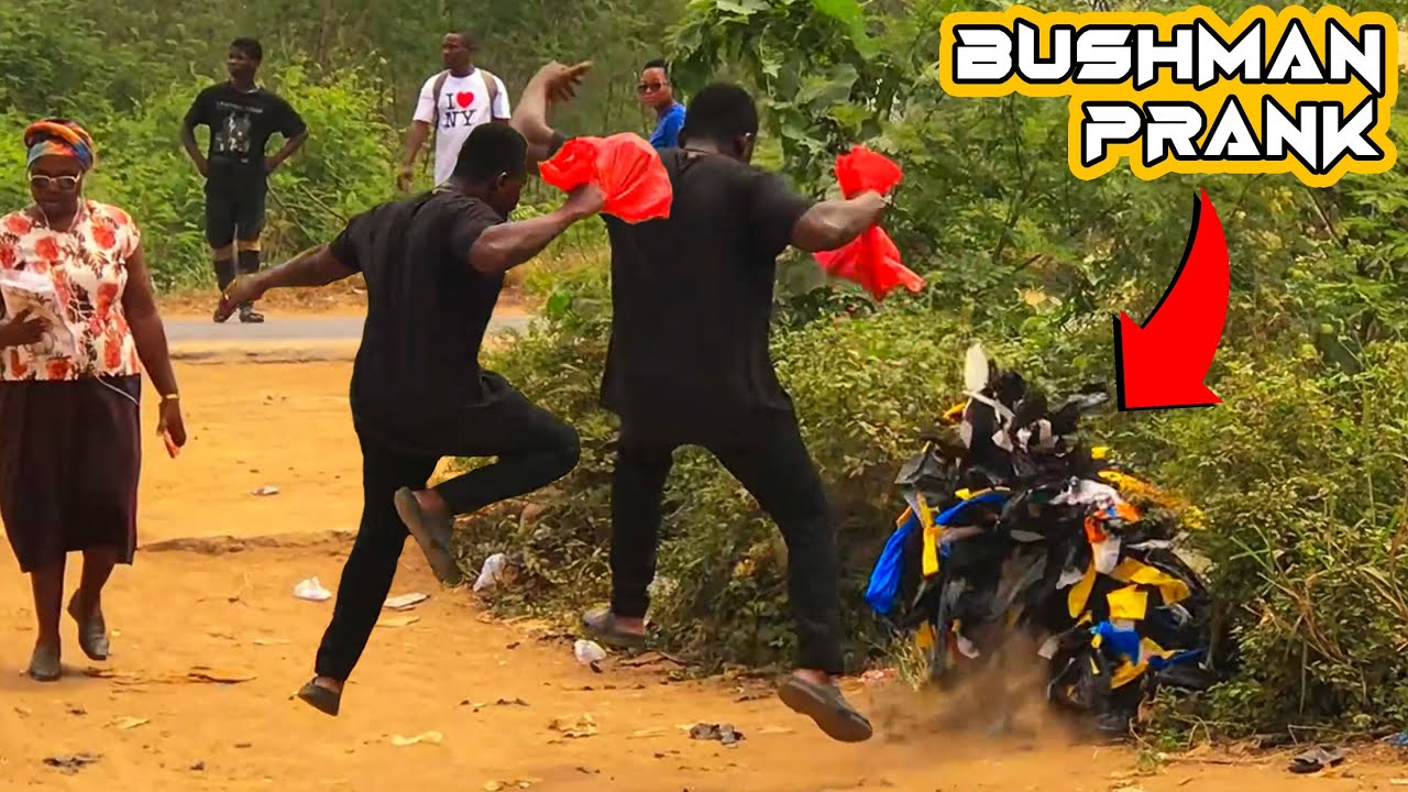 Crazy Scares and Falls of People by Bushman Prank !!😏 - YouTube