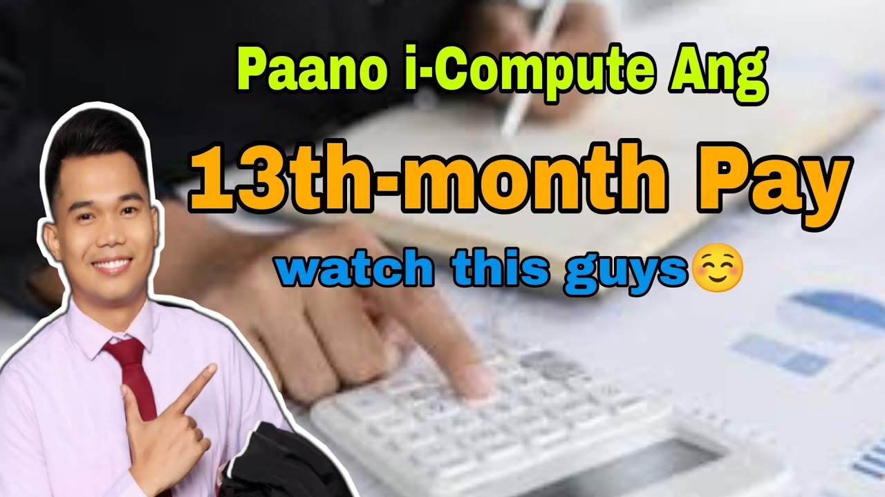 Paano i-Compute Ang 13th Month Pay | Mr Jeff vlogs - YouTube