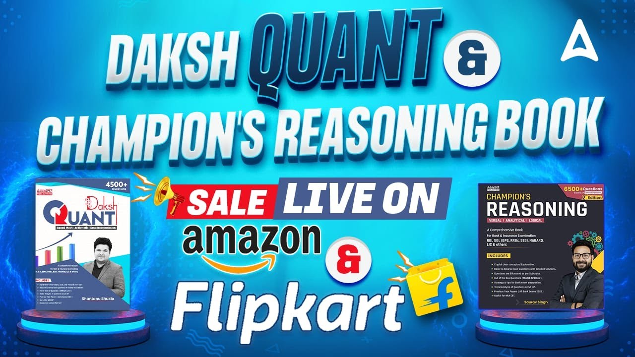 Daksh Quants and Champion's Reasoning Books | Adda247 - YouTube