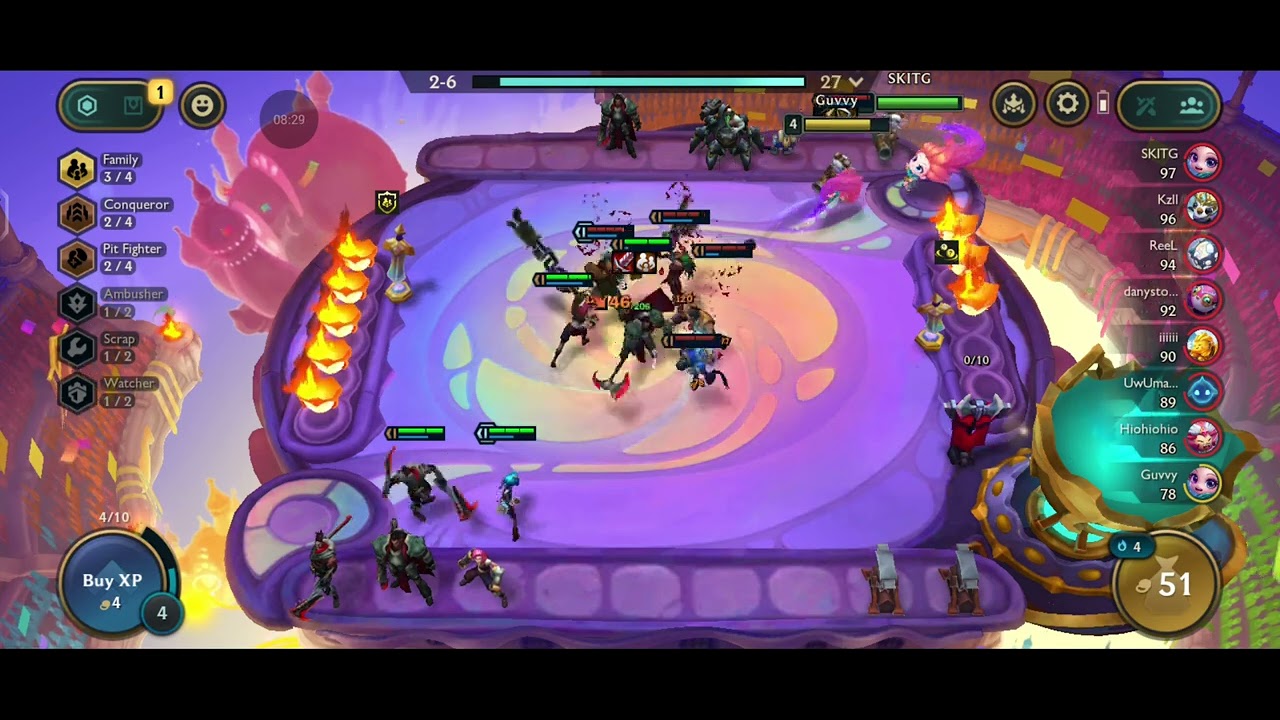 TFT Set 13 - Violet 4, Draven 3 (4 Family, 6 Pit Fighter) - YouTube